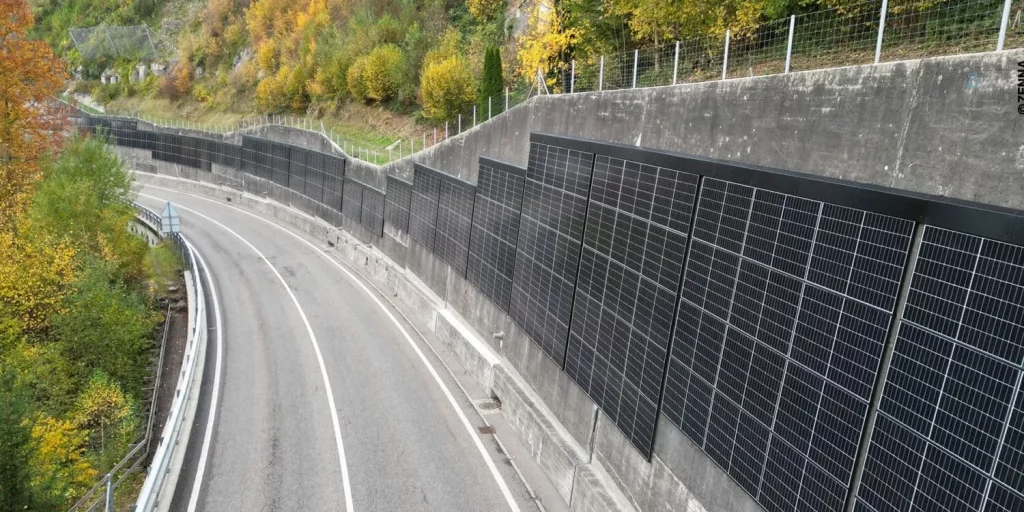 Solar Retaining Wall Goes Live in Switzerland – Things Are Good